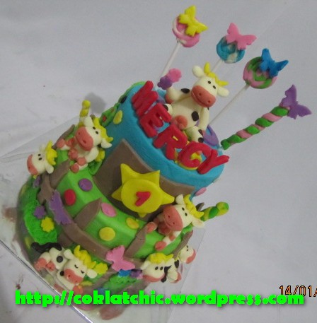 Kue peternakan sapi – MERCY – COKLATCHIC CAKE Est.2004