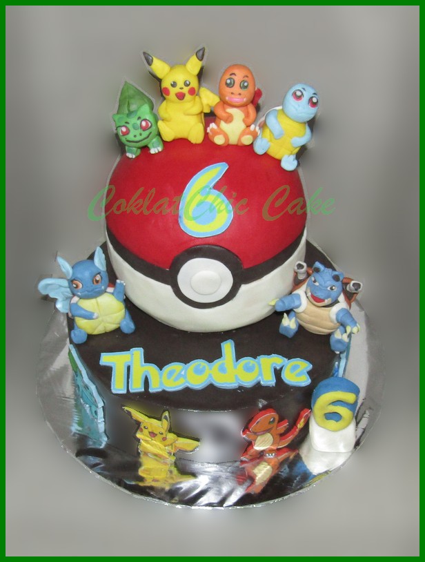 Cake Pokemon – THEODORE – COKLATCHIC CAKE Est.2004