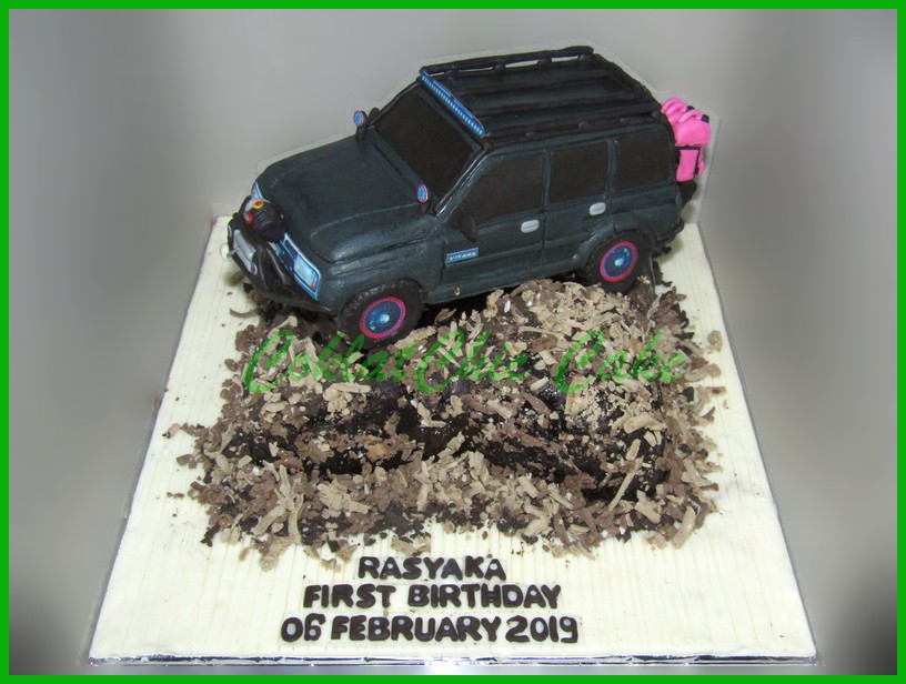 Cake Mobil Offroad – RASYAKA – COKLATCHIC CAKE Est.2004