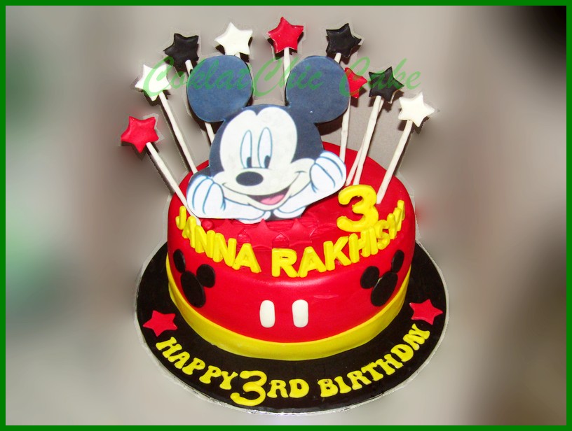 Cake Mickey Mouse – JANNA – COKLATCHIC CAKE Est.2004