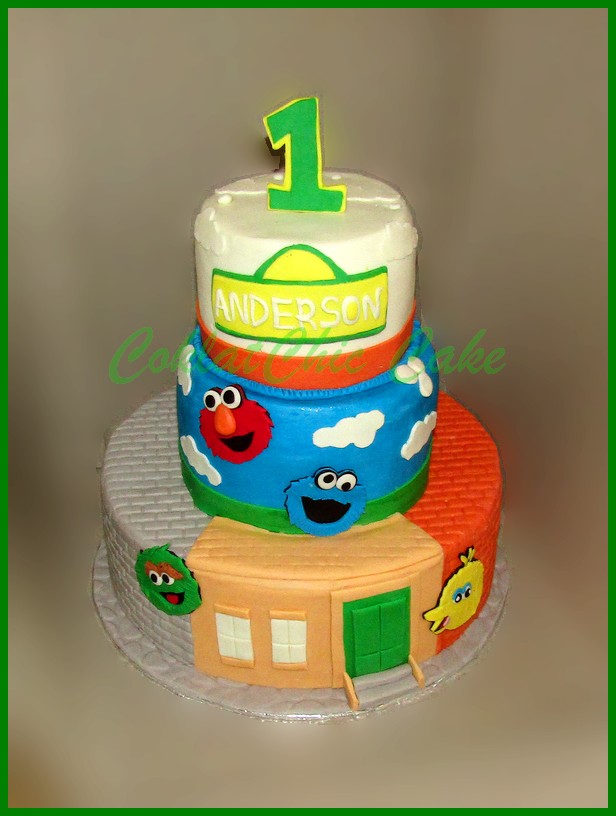 Cake Sesame Street – ANDERSON – COKLATCHIC CAKE Est.2004