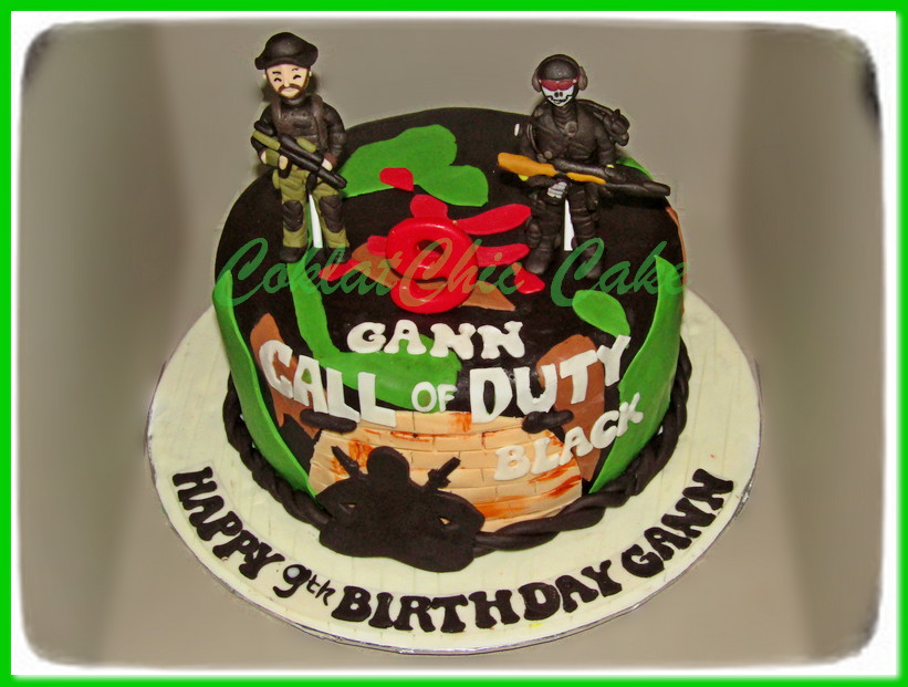 Cake Call of Duty – GANN – COKLATCHIC CAKE Est.2004