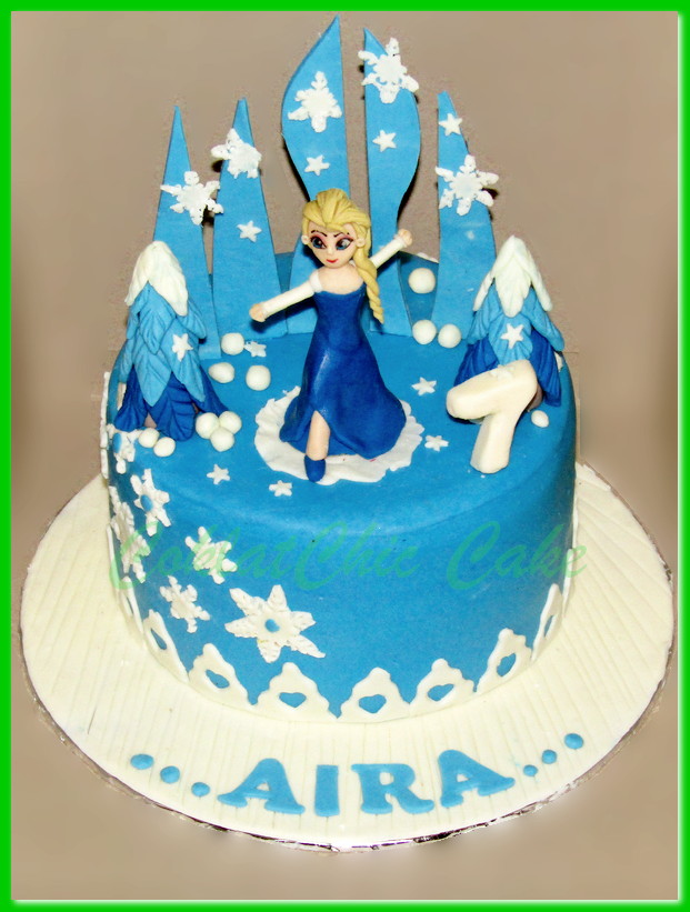 Cake Disney Frozen Princes Elsa – AIRA – COKLATCHIC CAKE Est.2004