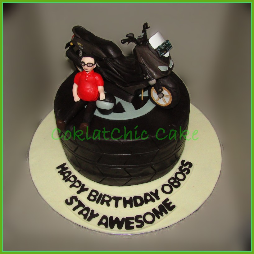 Cake Motor Yamaha NMAX – OBOSS – COKLATCHIC CAKE Est.2004