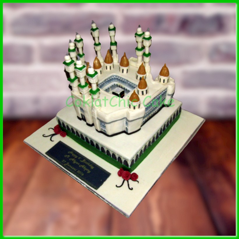 Cake Masjid Masjidil Haram – M ABYAN – COKLATCHIC CAKE Est.2004
