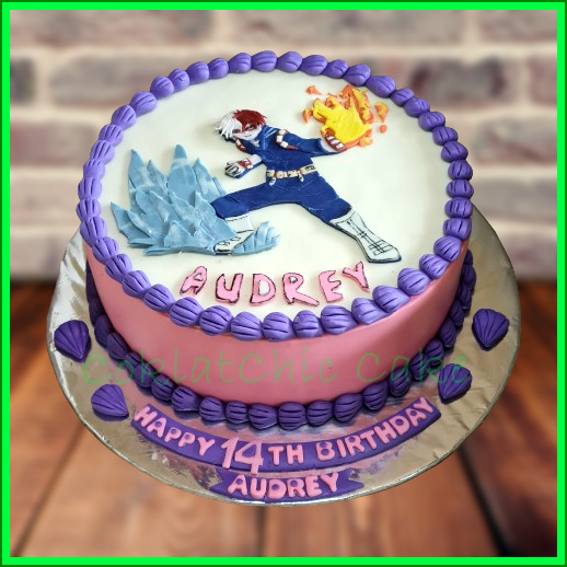 Cake My Hero Academia Shoto Todoroki – AUDREY – COKLATCHIC CAKE Est.2004