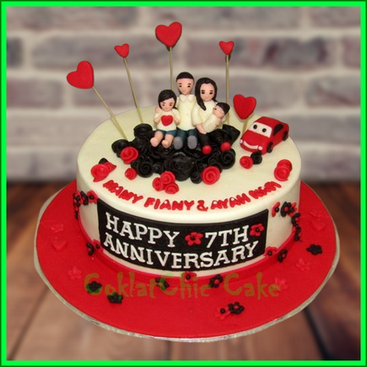 Anniversary Cake Family – COKLATCHIC CAKE Est.2004