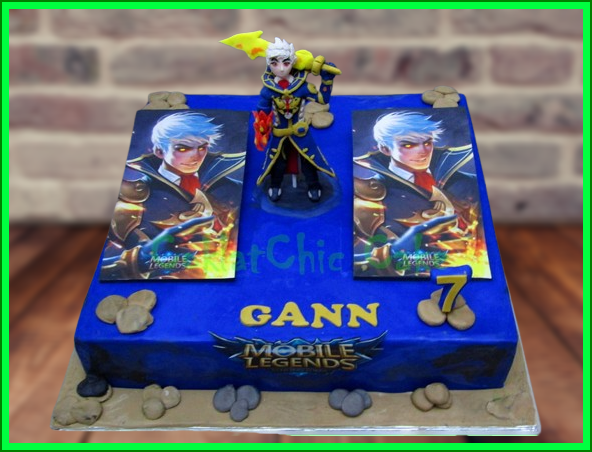 Cake Mobile Legends – GANN – COKLATCHIC CAKE Est.2004