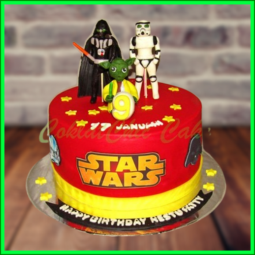 Cake StarWars -RESTU – COKLATCHIC CAKE Est.2004