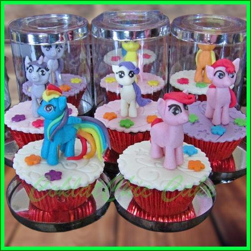 Cake dan Cupcake My Little Pony – PING PING – COKLATCHIC CAKE Est.2004