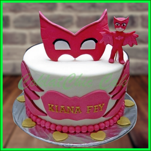 Cake PJ Mask Owlette- KIANA – COKLATCHIC CAKE Est.2004