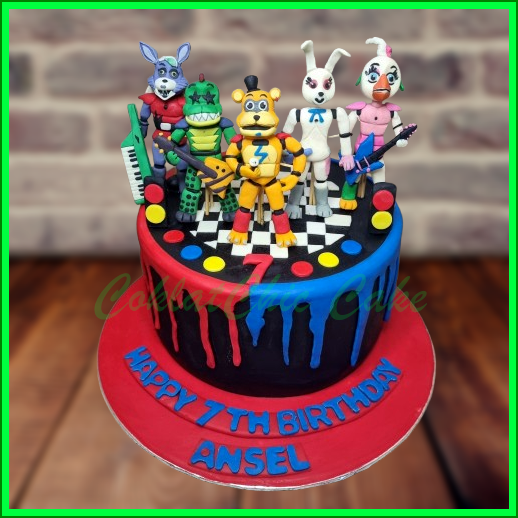 Cake FNAF Security Breach – ANSEL – COKLATCHIC CAKE Est.2004