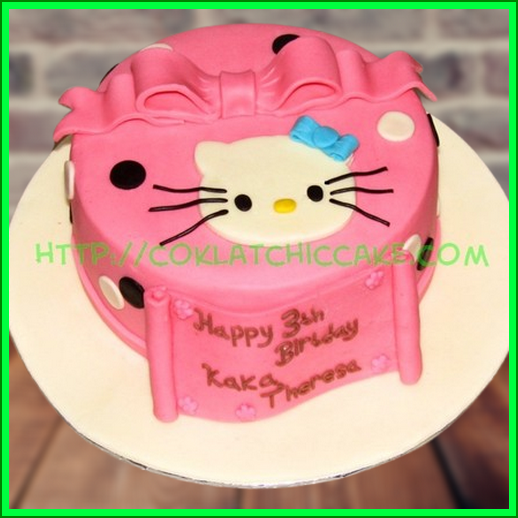Cake Hello Kitty – Kaka Theresa – COKLATCHIC CAKE Est.2004