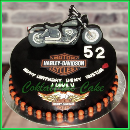 Cake Motor Harley Davidson – BENY – COKLATCHIC CAKE Est.2004