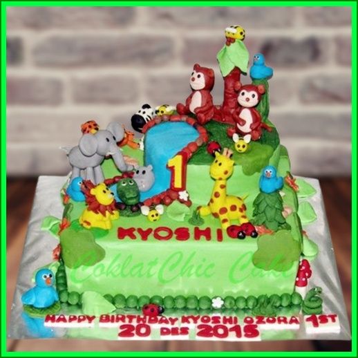 Cake Jungle Animal – KYOSHI – COKLATCHIC CAKE Est.2004