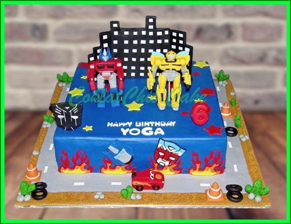 Cake The Transformers – YOGA – COKLATCHIC CAKE Est.2004