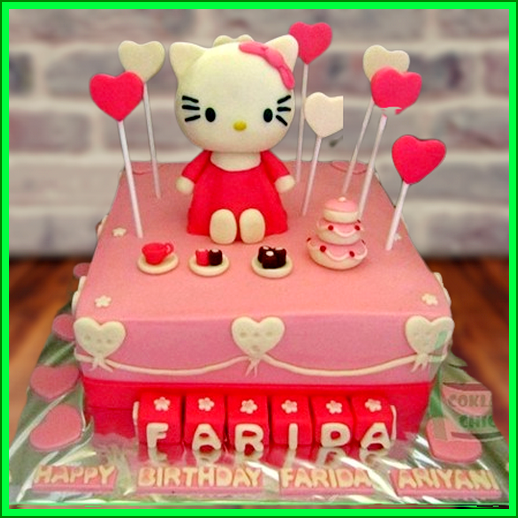 Cake Hello Kitty – FARIDA – COKLATCHIC CAKE Est.2004