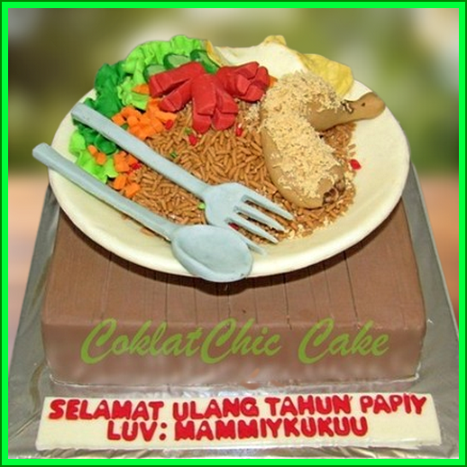 Cake Nasi Goreng – PAPIY – COKLATCHIC CAKE Est.2004