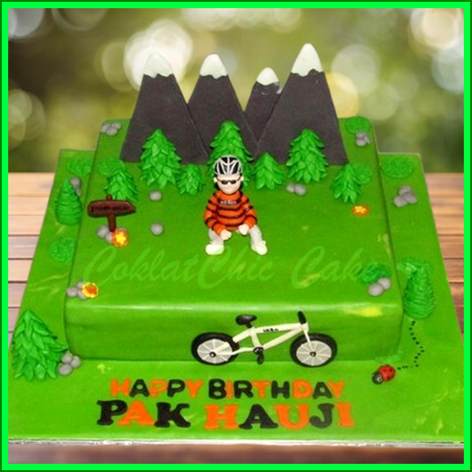Cake Mountain Biking – PAK HAUJI – COKLATCHIC CAKE Est.2004